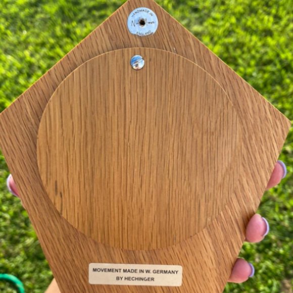 Wall Decor | Vtg Clock Vintage Pentagon Shape Swirl Clock | Poshmark